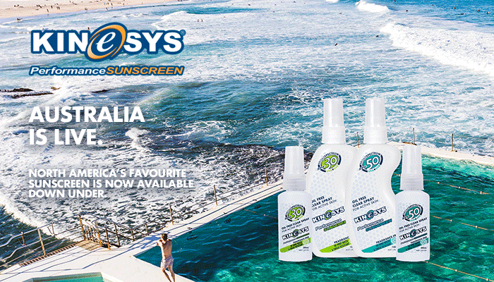 KINeSYS Launches in Australia – KINeSYS Sunscreen CA